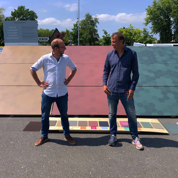 Our colorful Solar Design solar panels as a solar route | Solarix